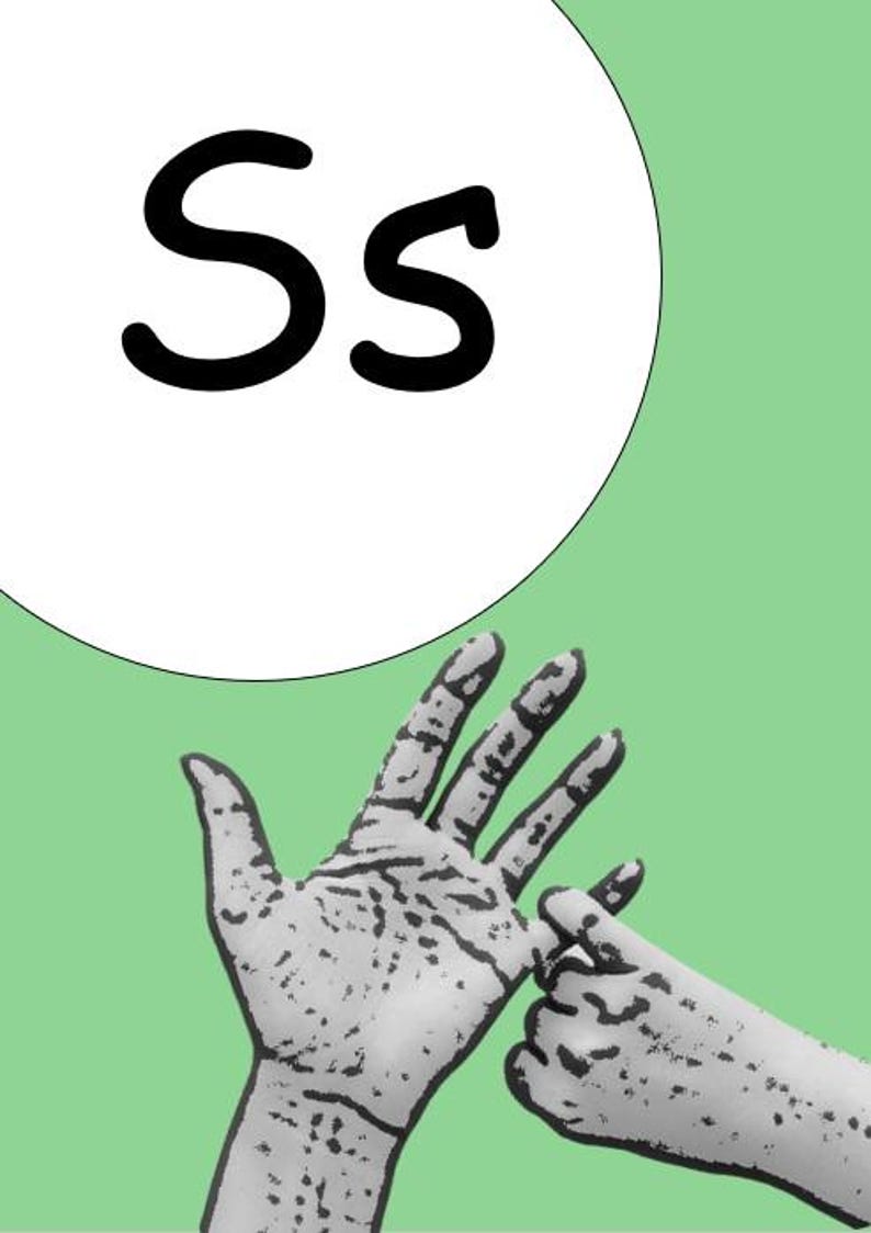 Editable Classroom AUSLAN Alphabet Posters - GREEN - Printable ...