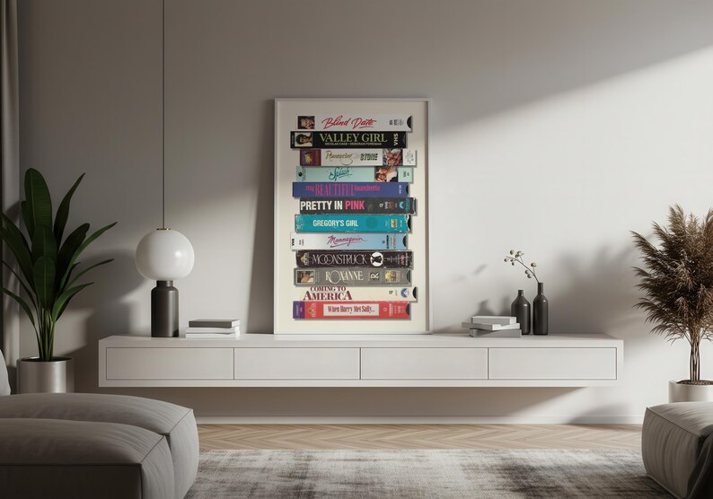 1980's VHS Tape Poster, VHS Cassette, Retro Art, Movies, Films, Old ...