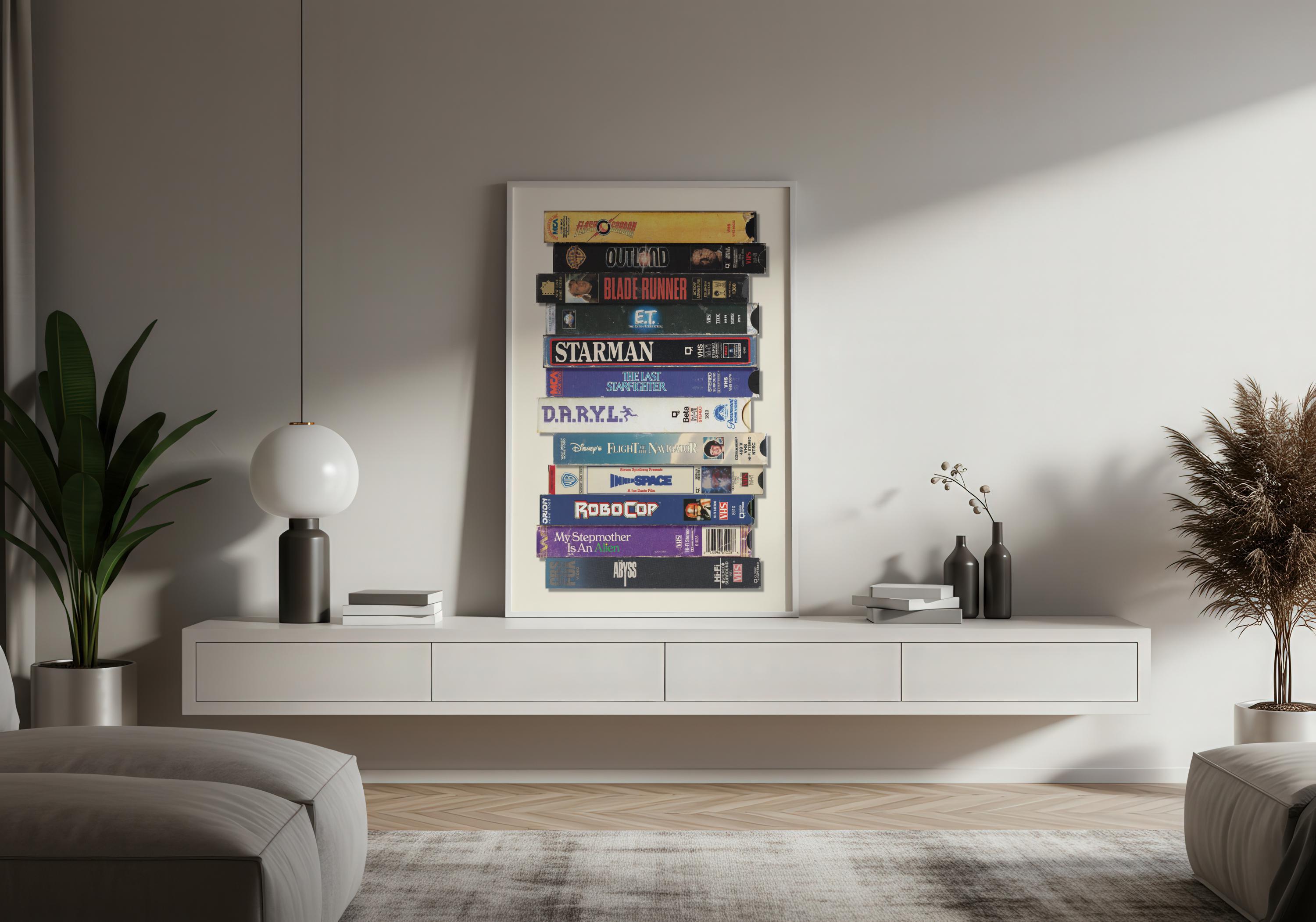 1980's VHS Tape Poster, VHS Cassette, Retro Art, Movies, Films, Old ...