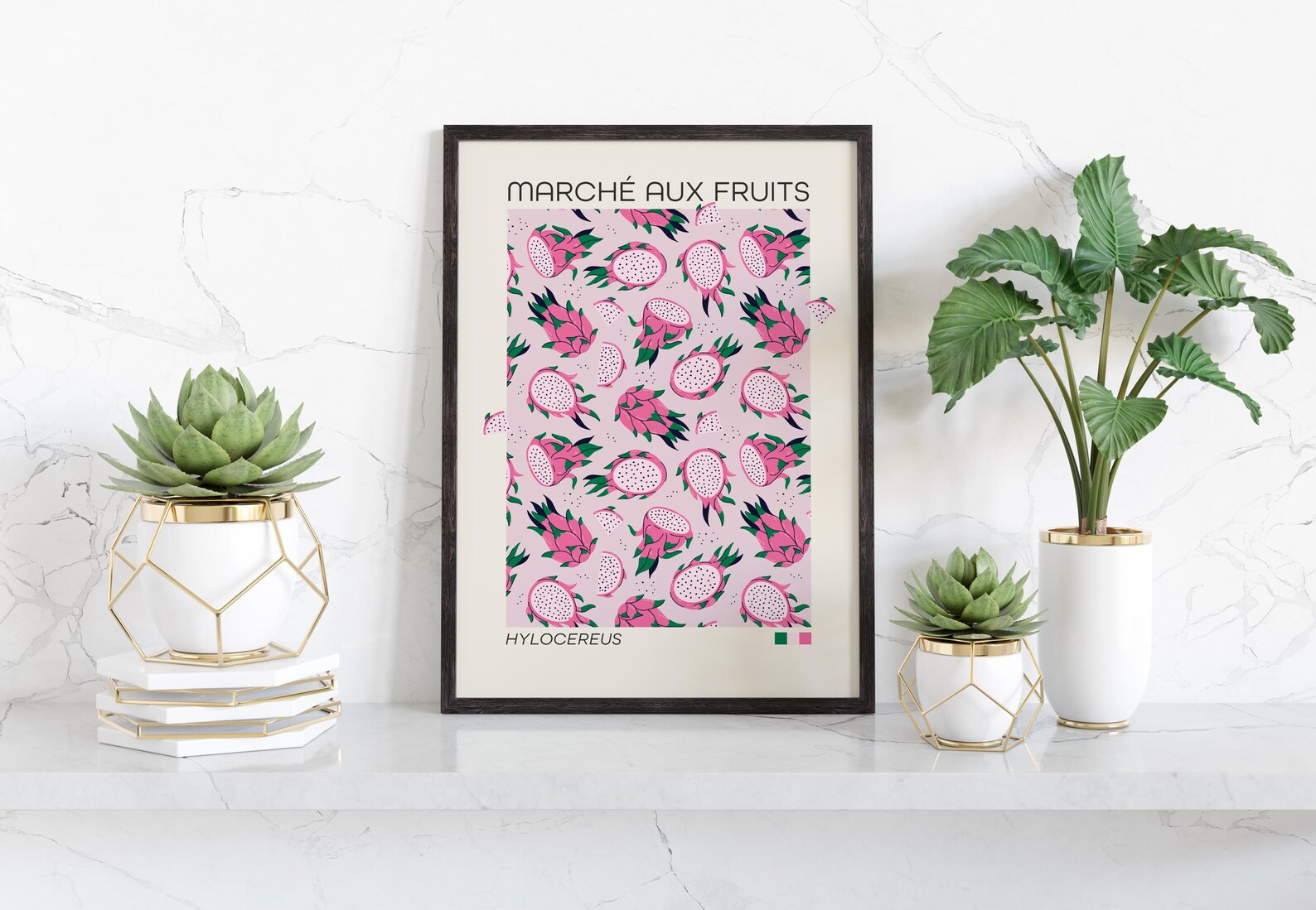 Dragon Fruit Wall Art, Marche Aux Fruits, Fruit Poster, Digital Prints ...