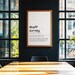 Office Humour, Funny Poster for Office Decor, Definition, Typography ...