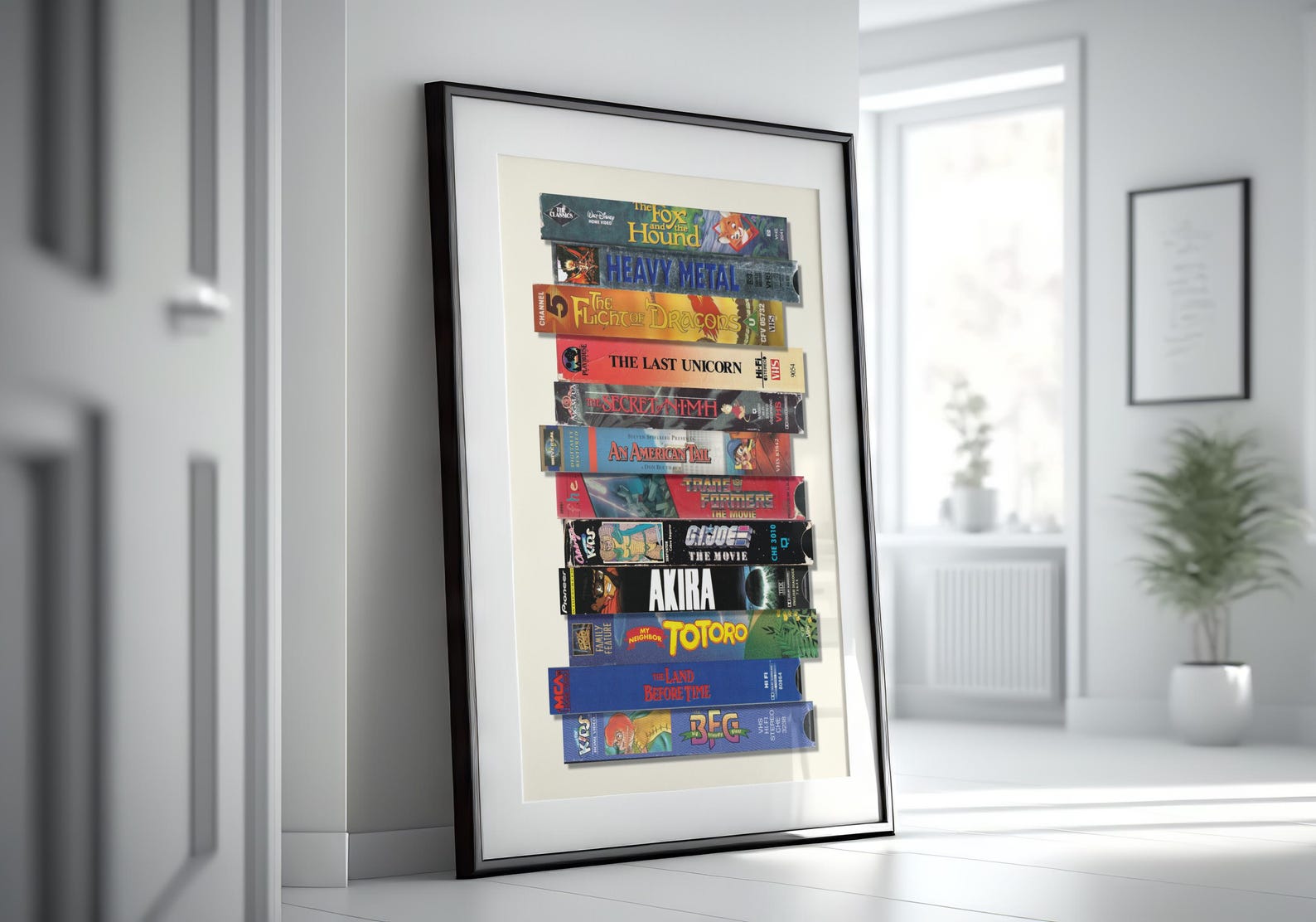 1980's VHS Tape Poster, VHS Cassette, Retro Art, Movies, Films, Old ...