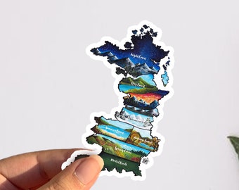 Map of Prythian - Etsy