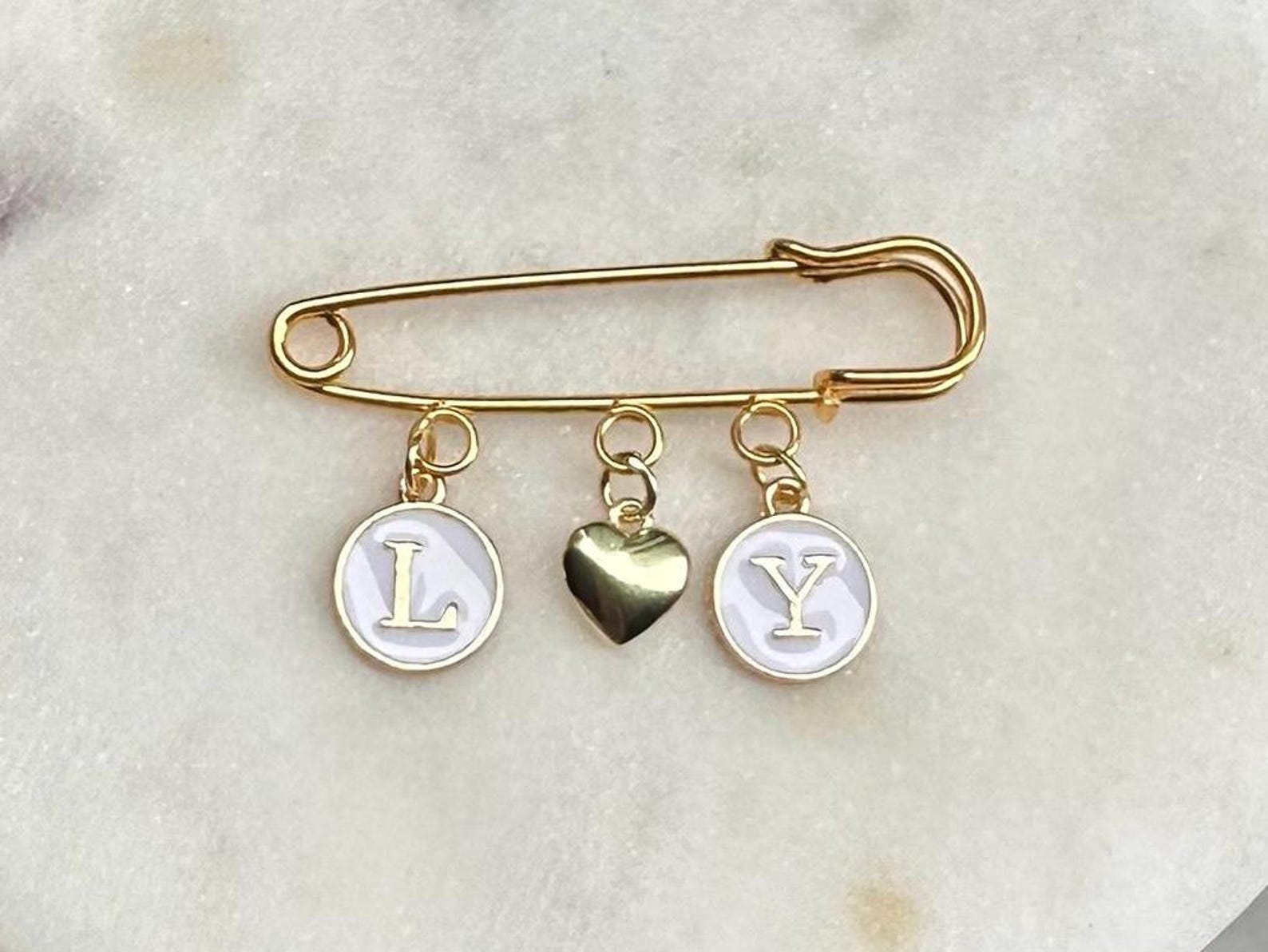Personalized Bridal Bouquet Pin: Custom Charm Keepsake - Etsy