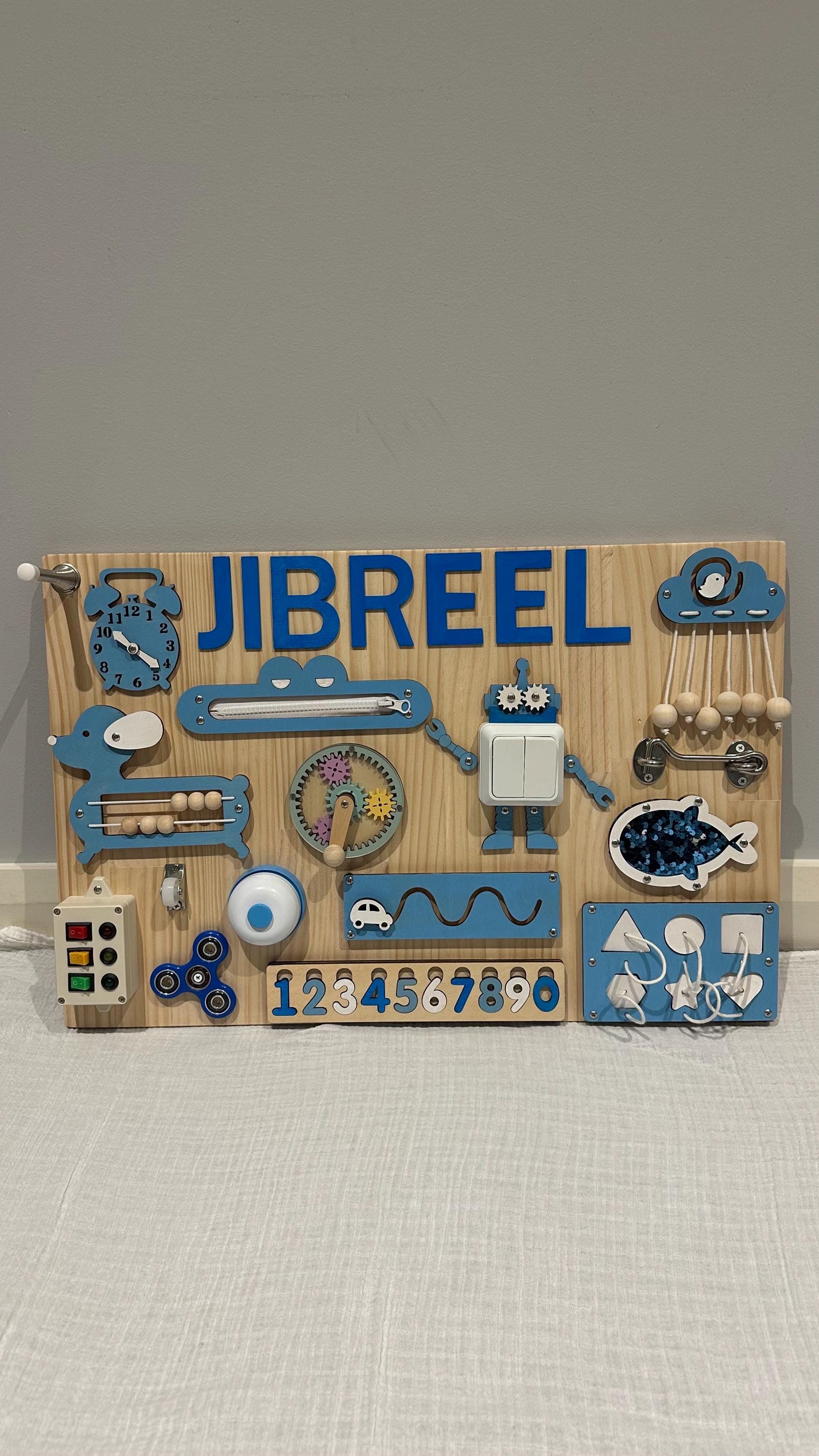 Personalised Wooden Busy Board Custom Selection - Etsy