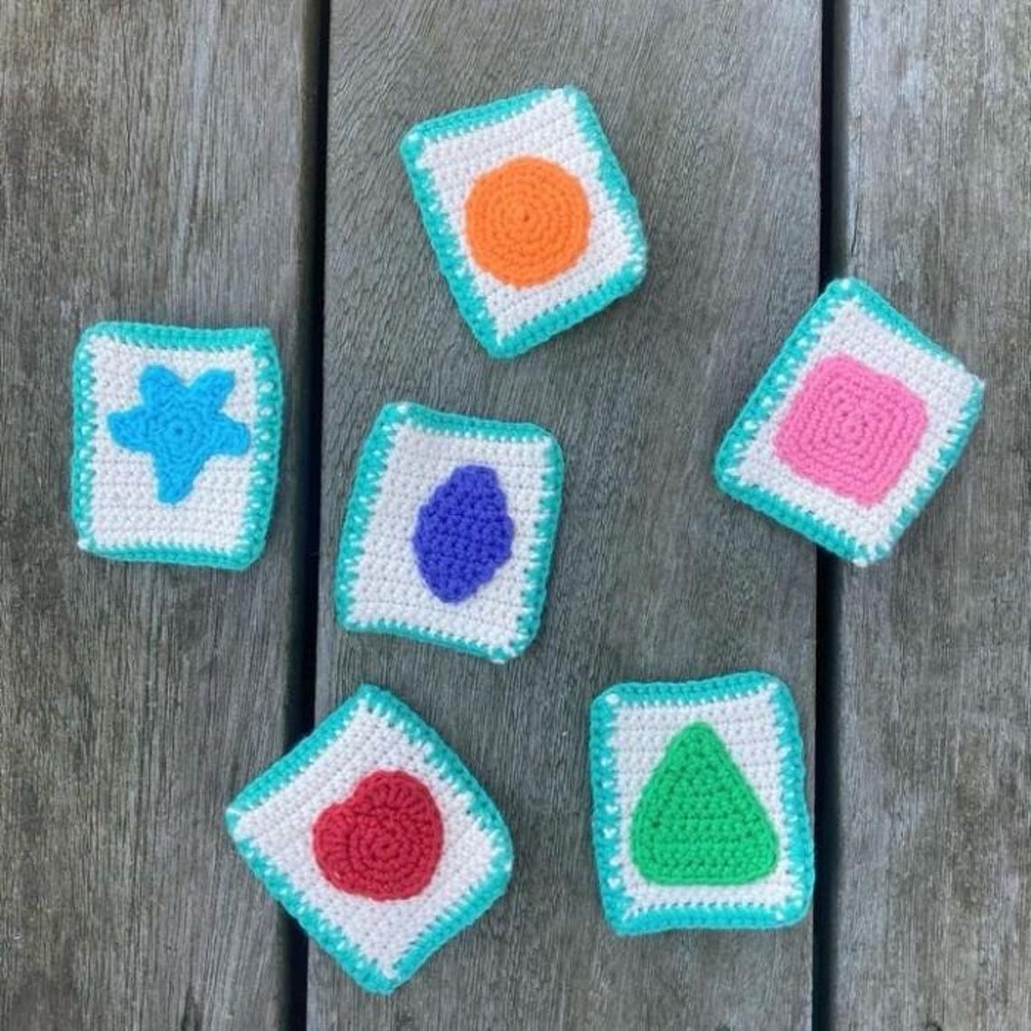 Crochet PATTERN Memory Game – the Crochet Pattern – Fun & Focus – Match ...