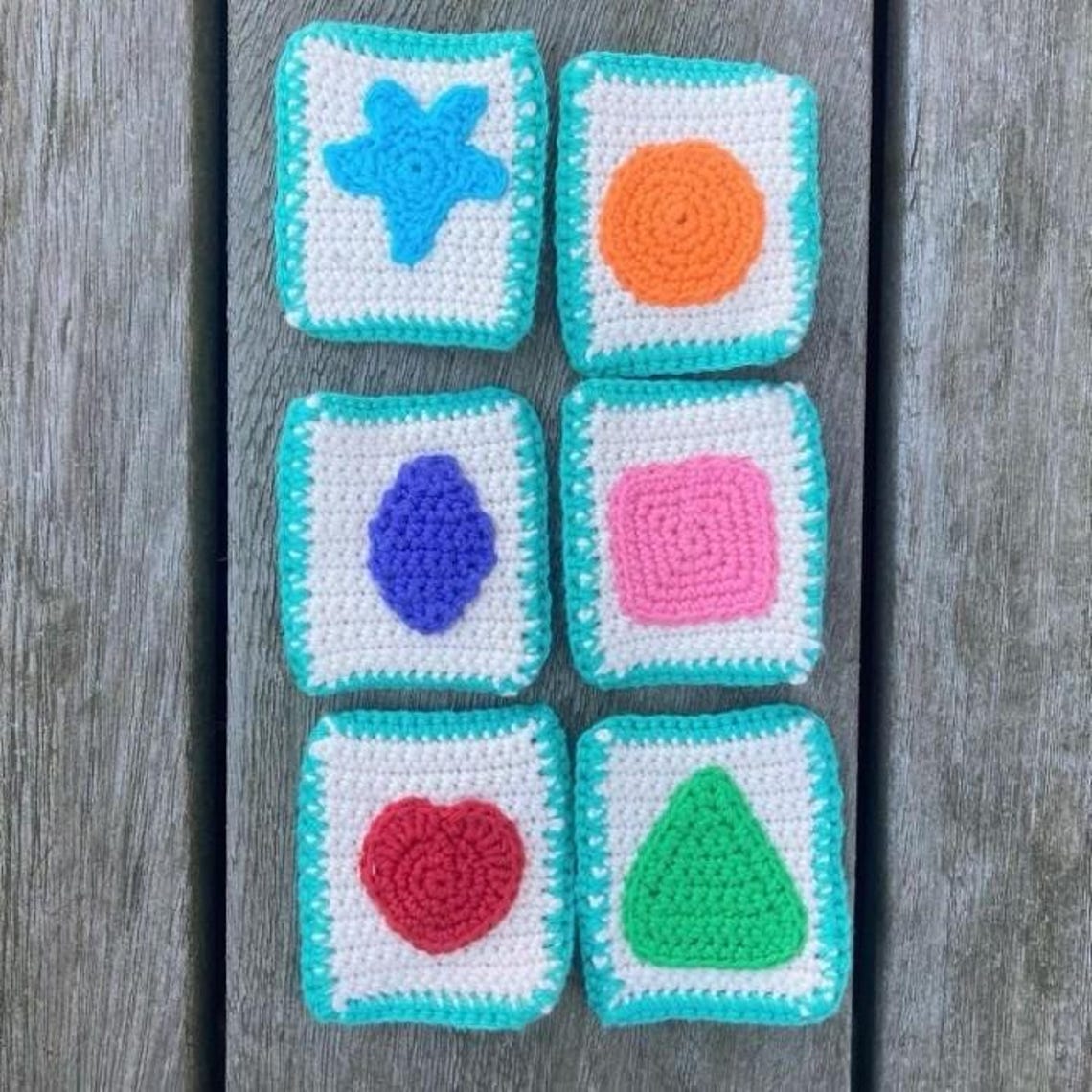 Crochet PATTERN Memory Game – the Crochet Pattern – Fun & Focus – Match ...