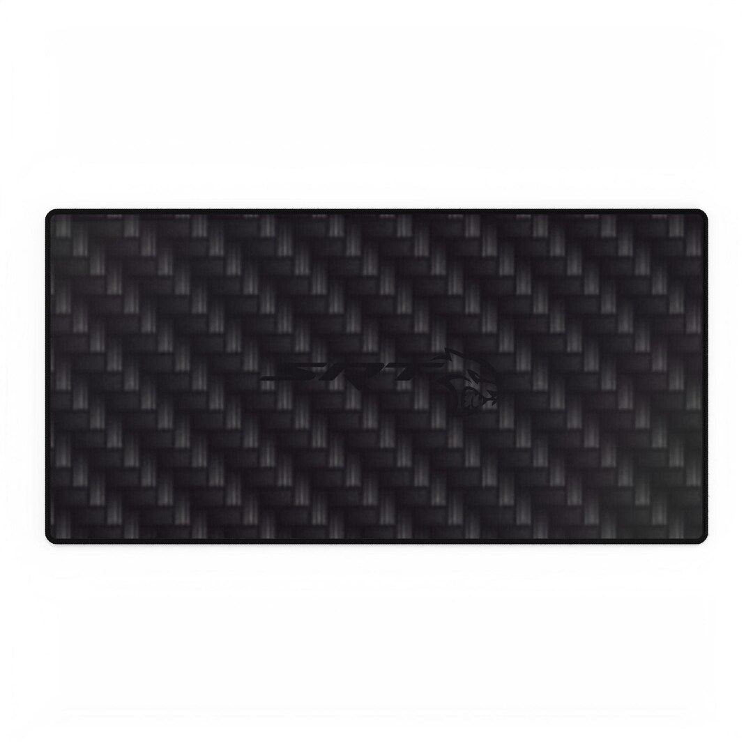SRT Hellcat Logo Desk Mat | Large Black Gaming Mousepad - Etsy