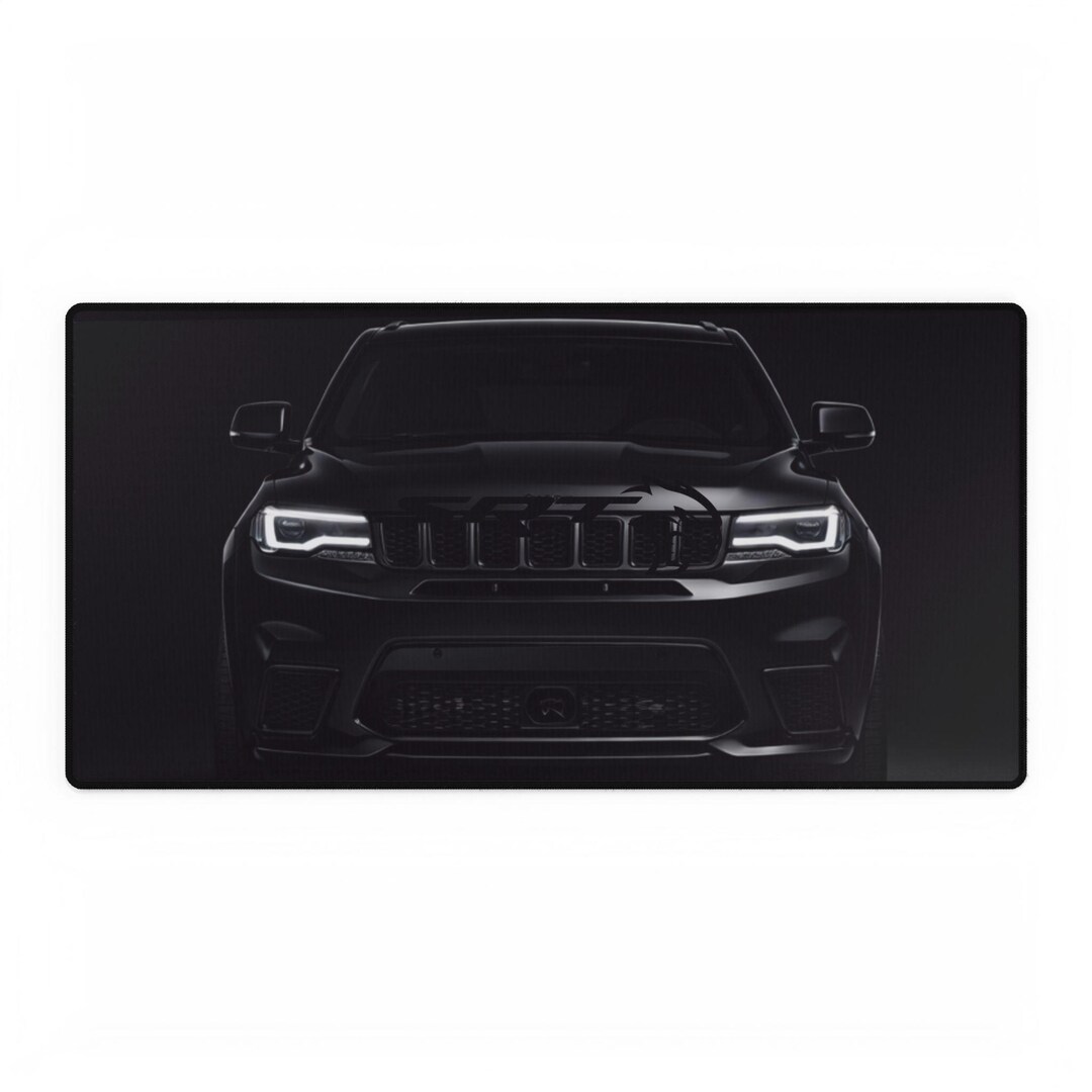 Trackhawk Front View Desk Mat | Performance SUV Mouse Pad | Gaming Desk ...