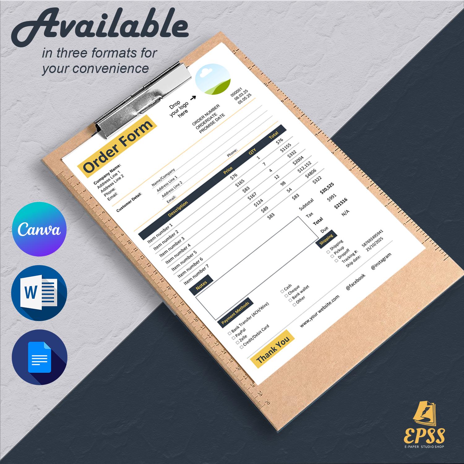 Order Form, , Cake Order Form, Small Business Bookkeeping, Tshirt Order ...