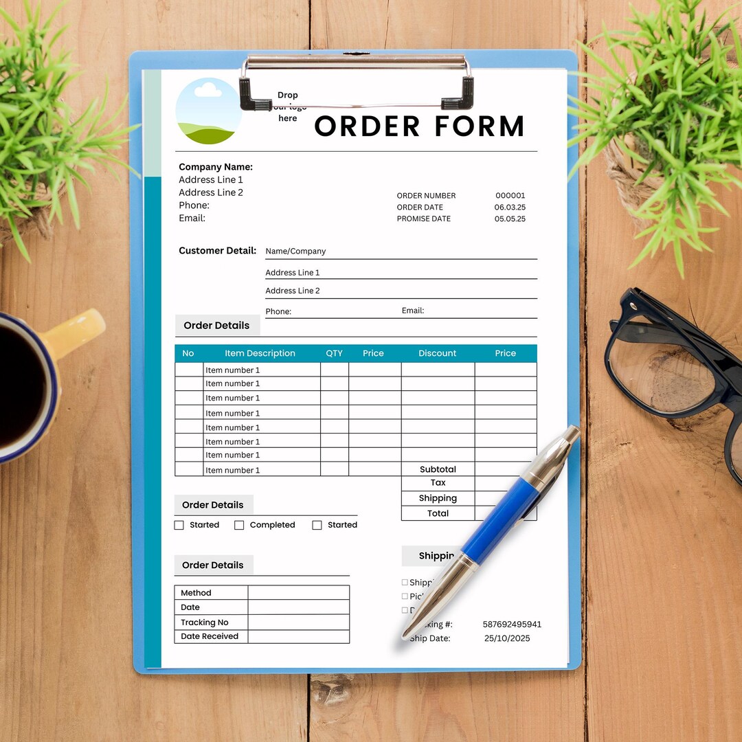Order Form,cake Order Form,small Business Bookkeeping,tshirt Order Form ...