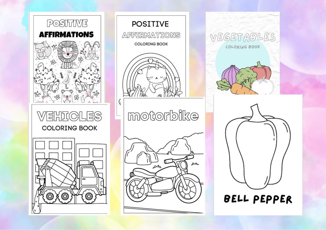 Color Splash: Fun & Easy Coloring for Kids! - Etsy