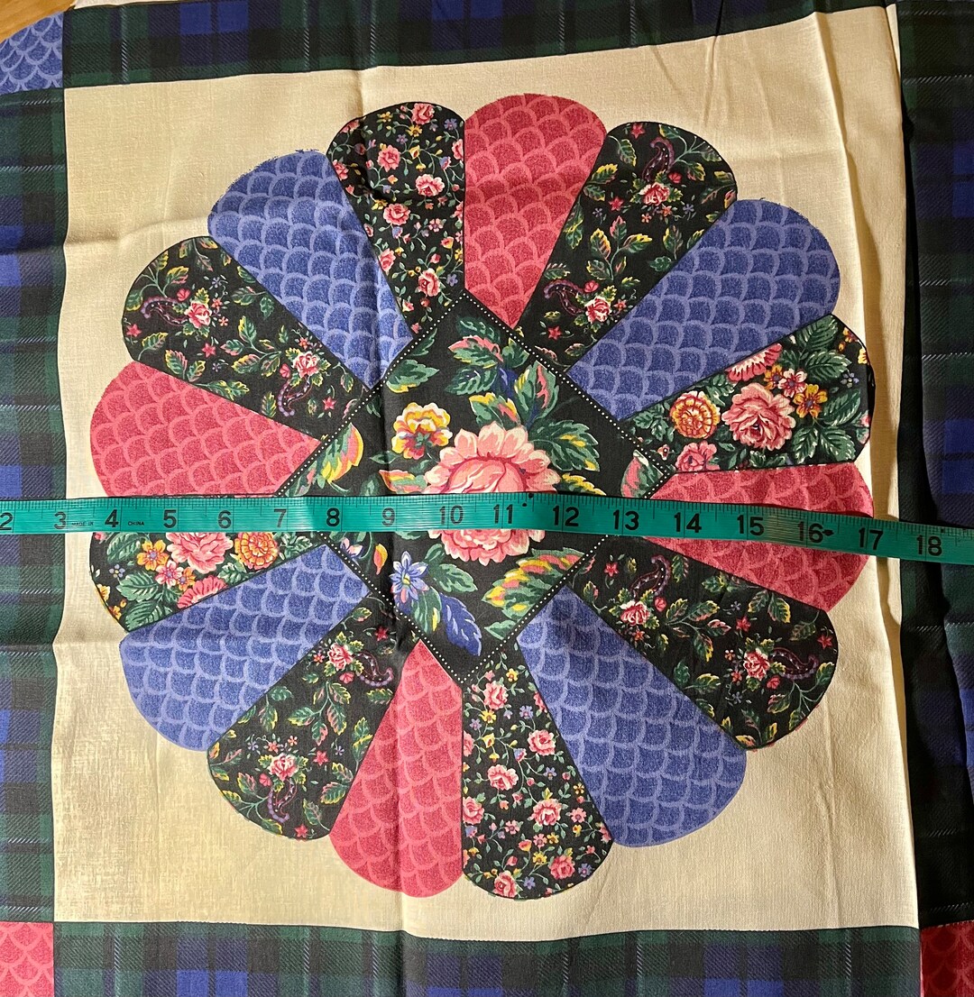 Dresden Plate Quilt Block Panels, Set of 4 - Etsy