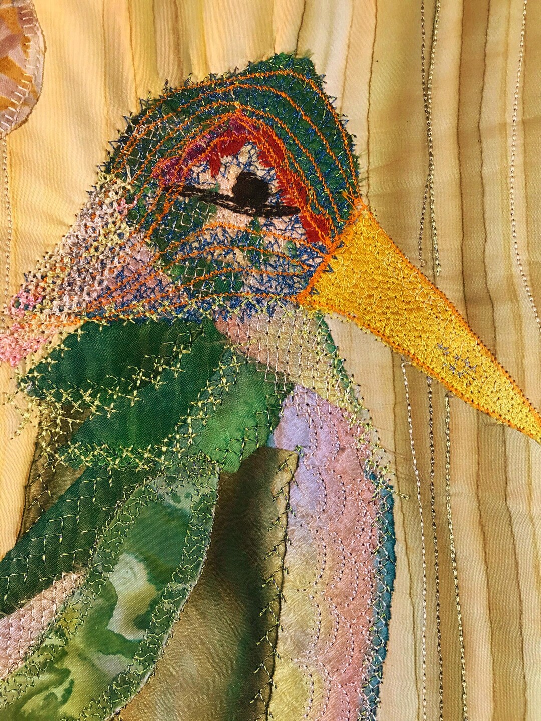 Kiwi Art Quilt - Etsy