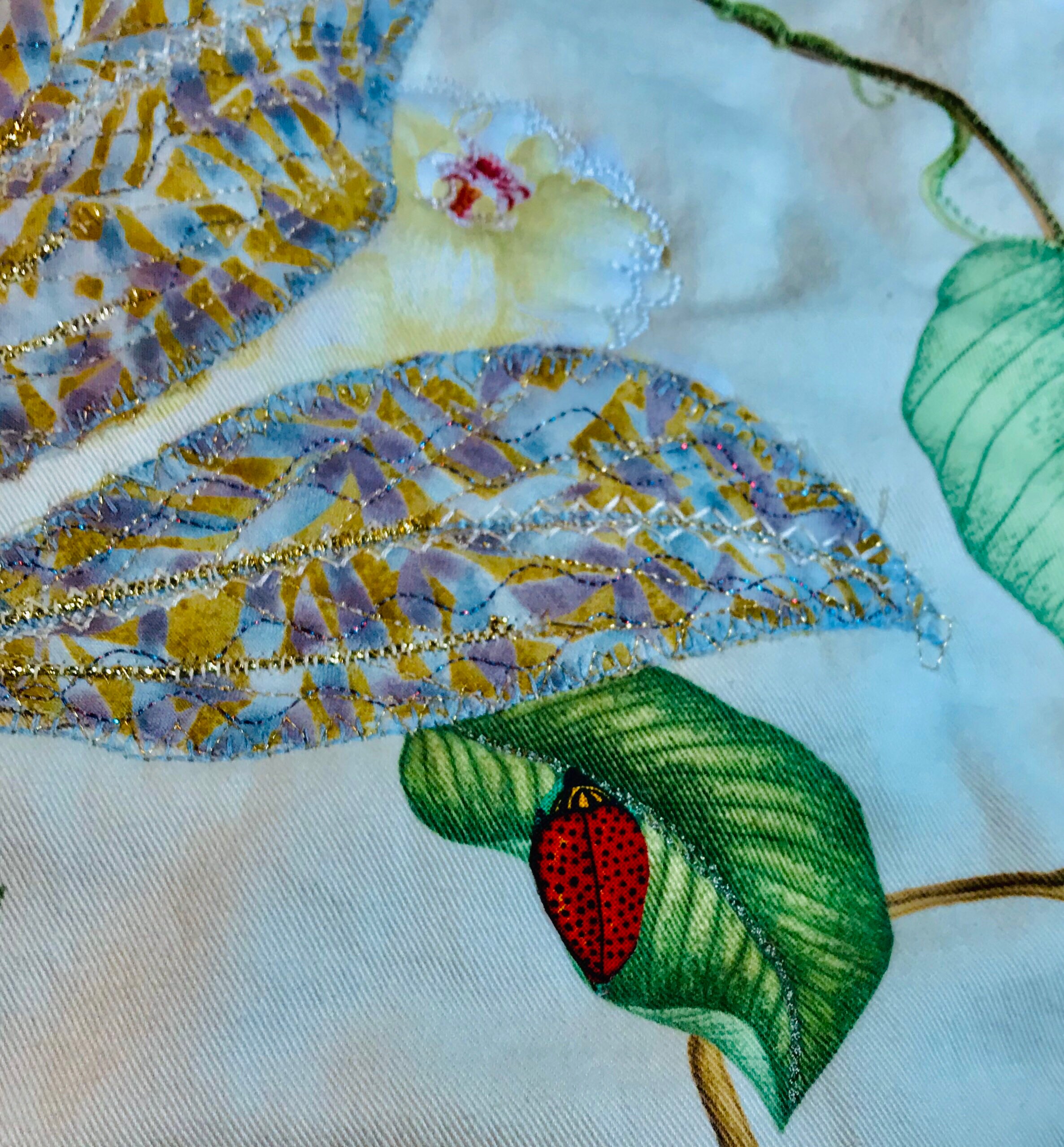 Prehistoric Bug Art Quilt - Etsy