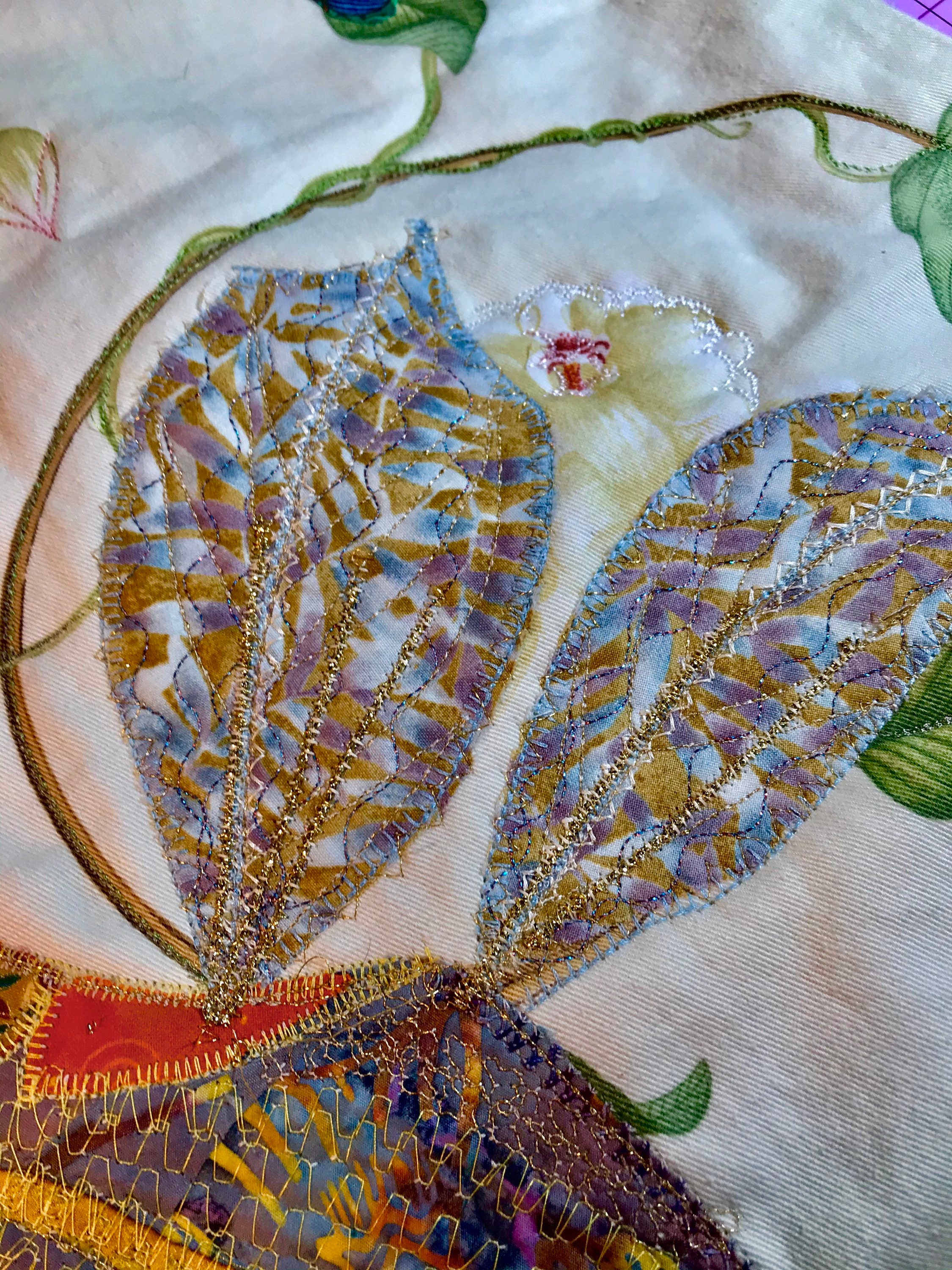 Prehistoric Bug Art Quilt - Etsy