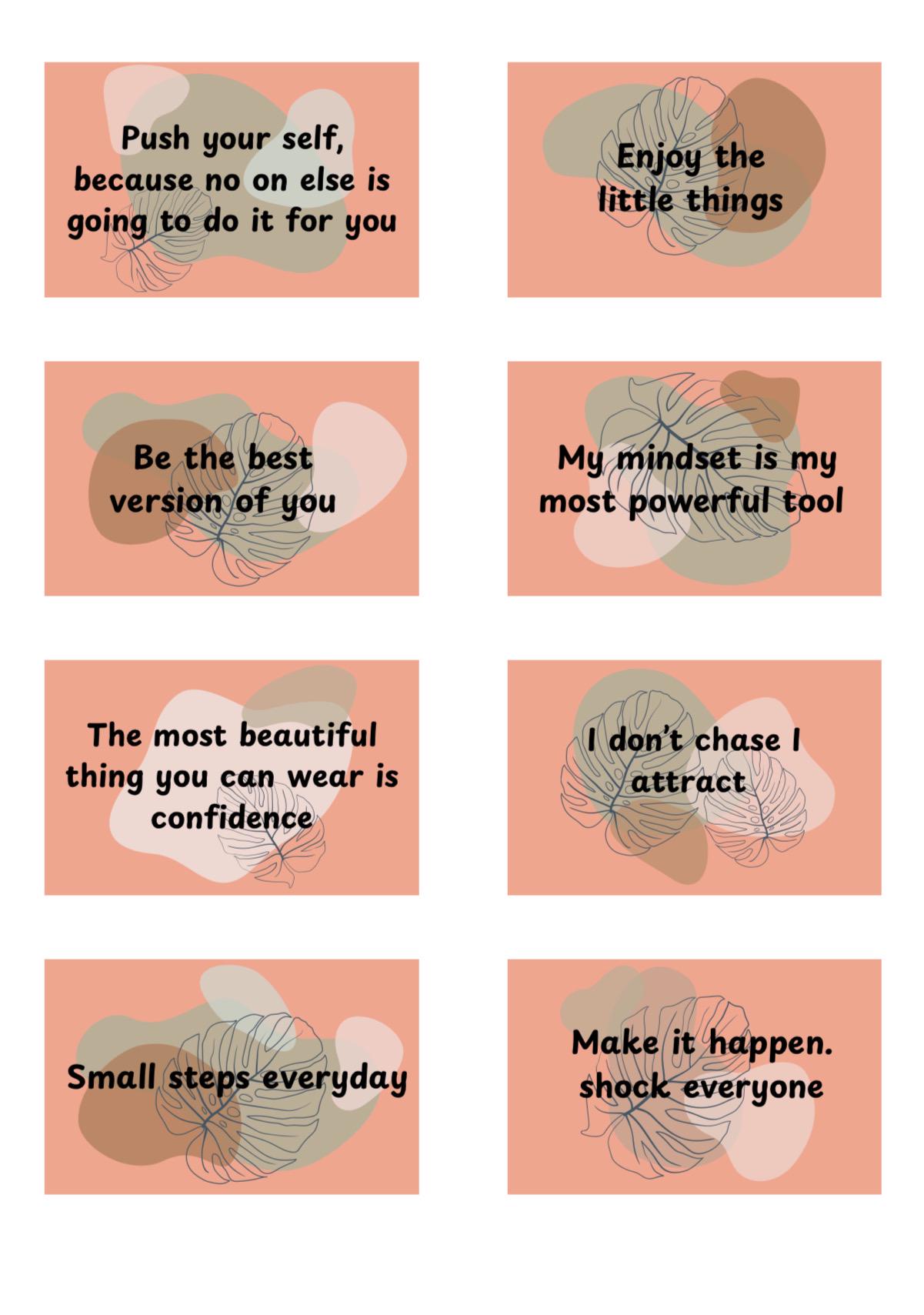40 Affirmation Cards - Etsy