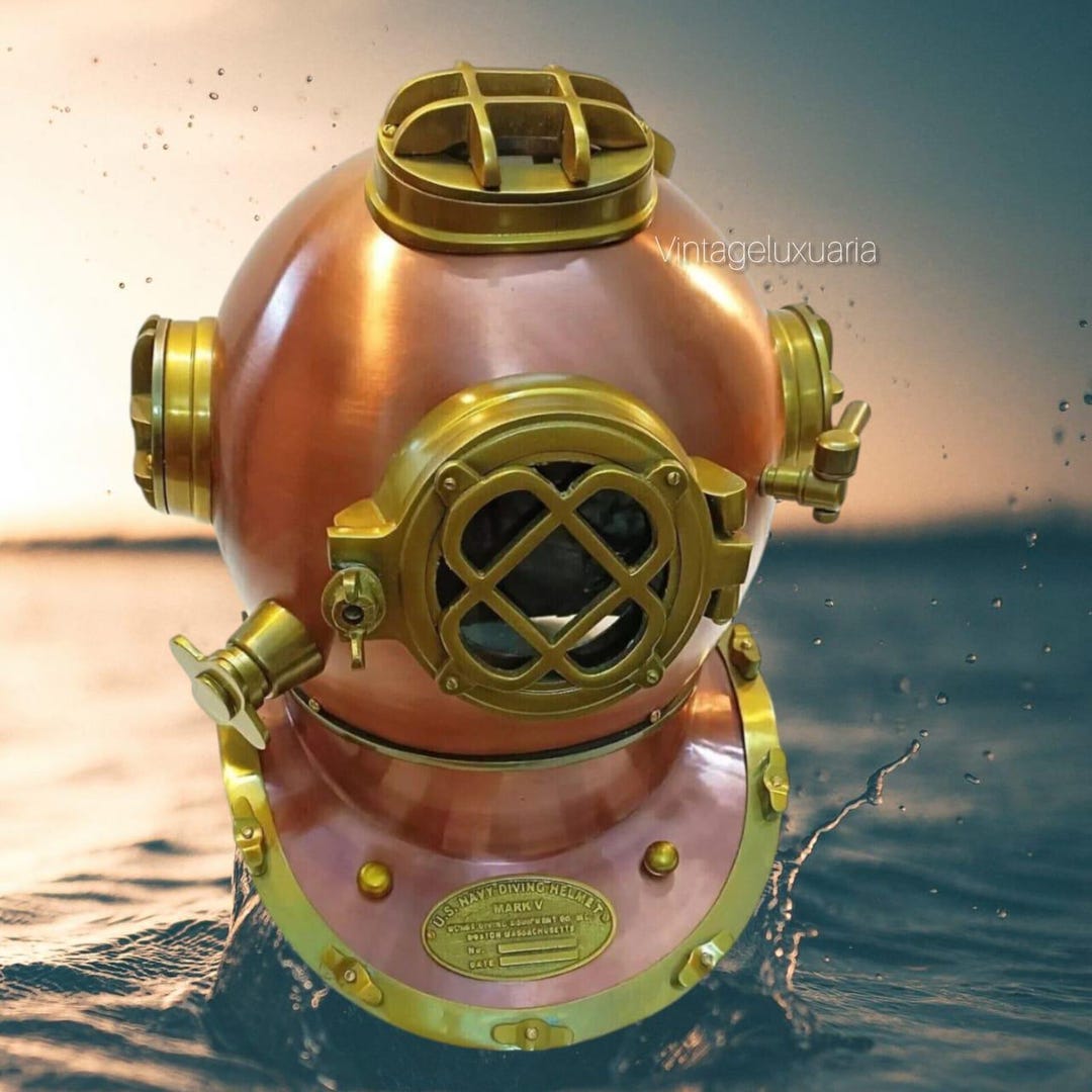 Diving Helmet US Navy Mark Scuba Deep Sea Divers Helmet for Gift | Deep ...
