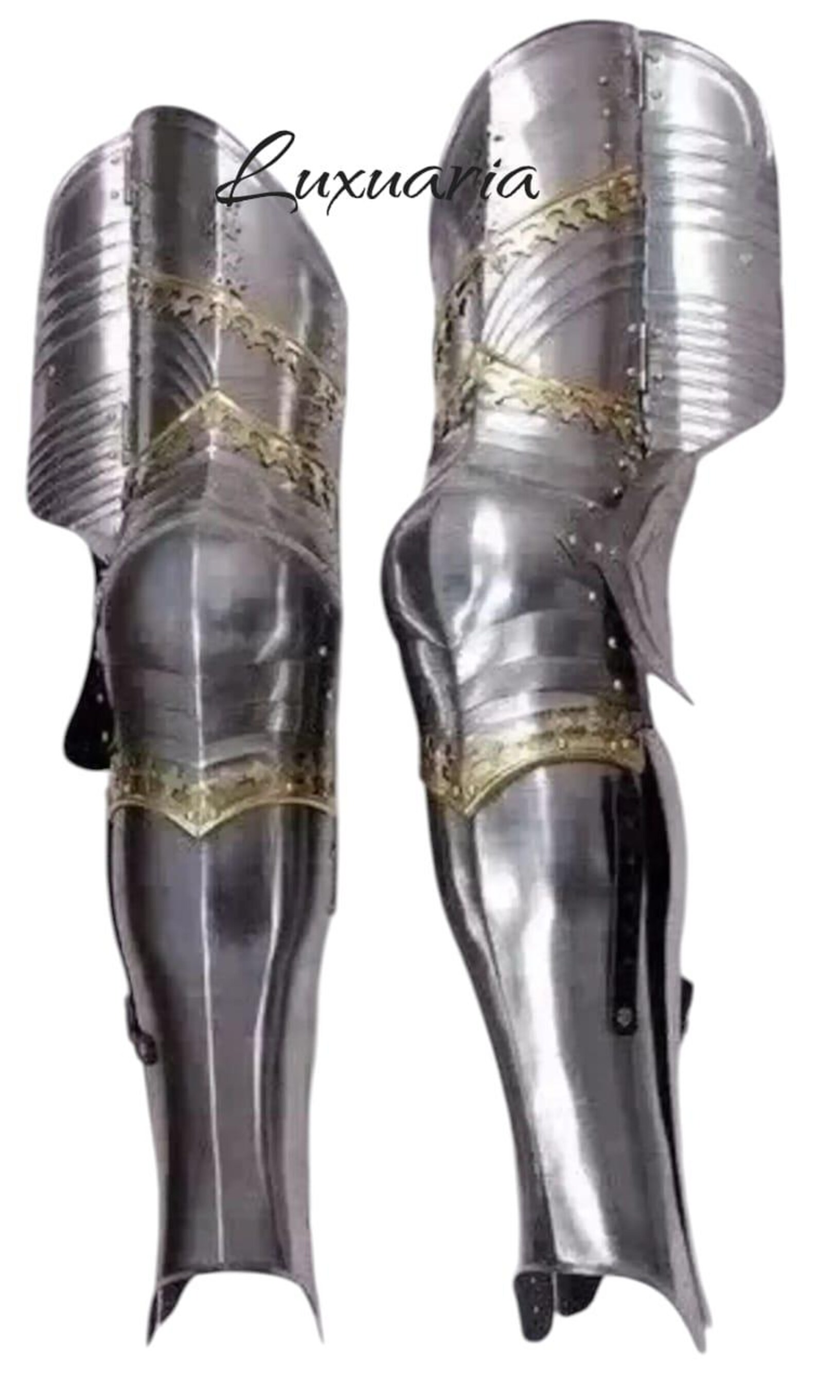 Medieval Steel Leg Guard ! Battle Warrior Leg Armor, Full Leg Armor Set ...
