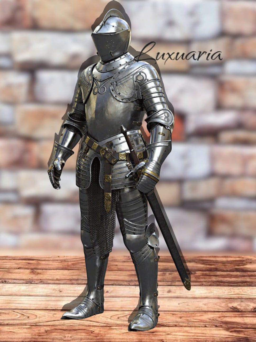 Medieval Combat Full Body Armor Suit Fully Wearable Knight Armor Suit ...