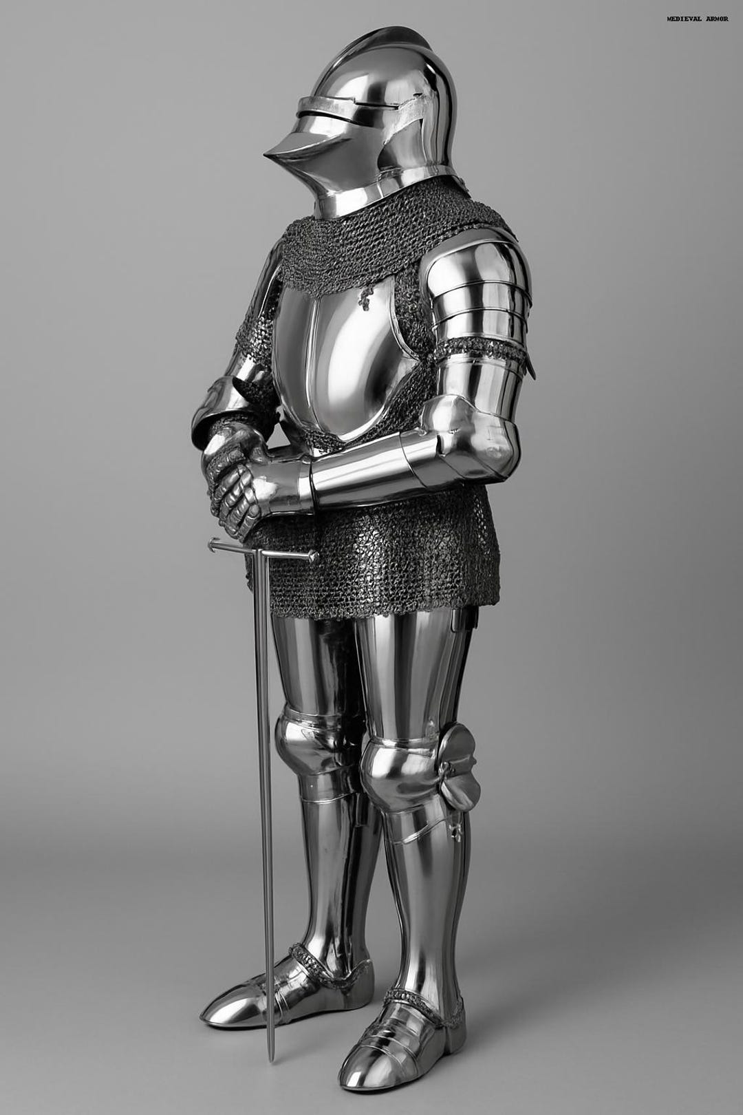 Medieval Full Plate Knight Armor Suit – Wearable Steel Gothic Armor ...