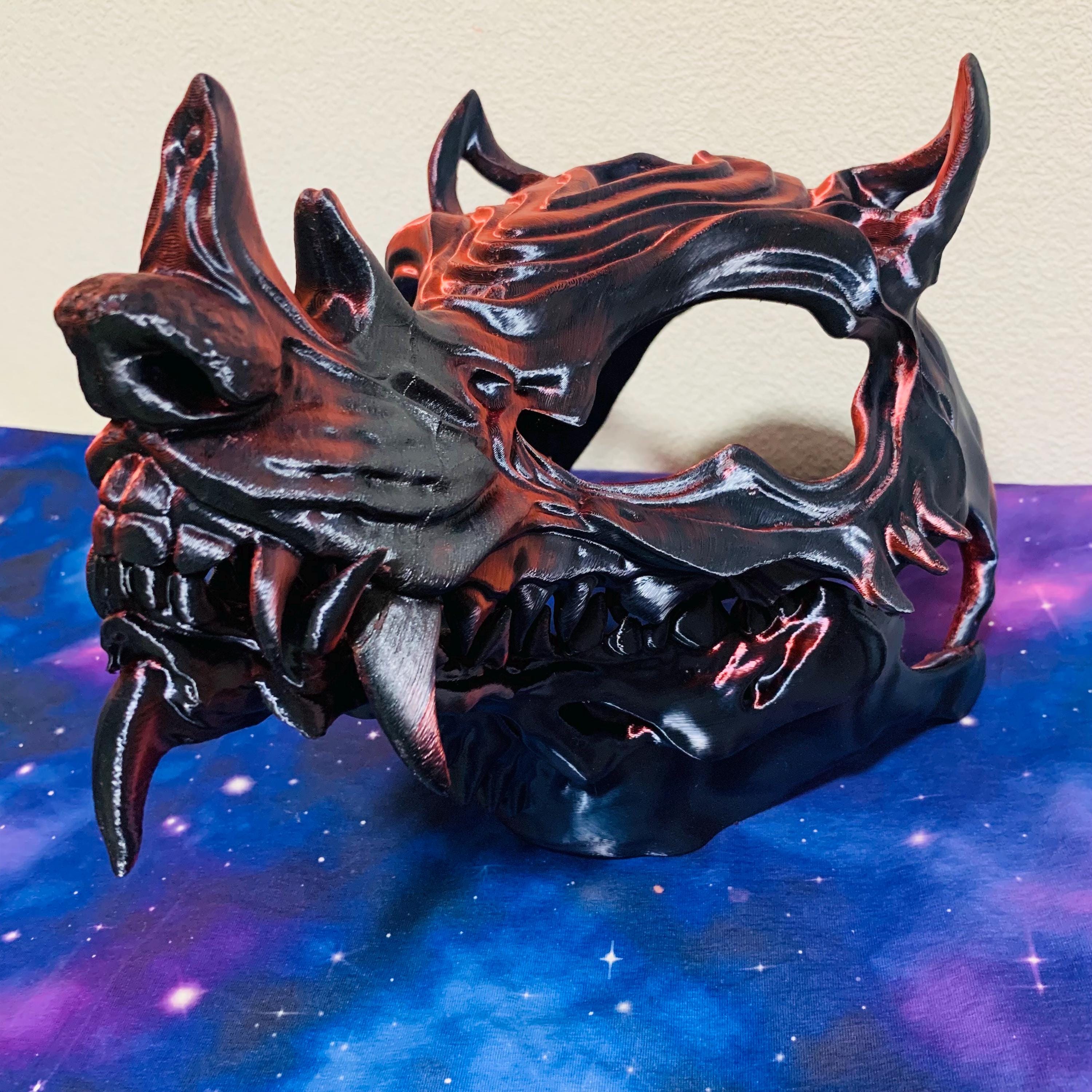 Fursuit Head Base Mask Demon Wolf Furry _n0yra_ & Doll_maker_official ...