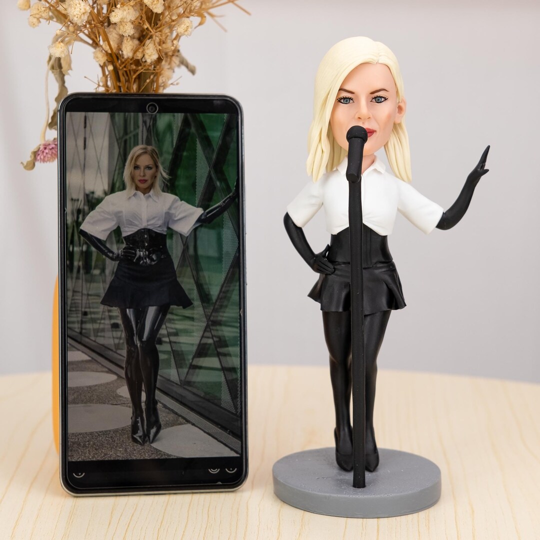 Custom Singer Bobblehead - Personalized Performer Action Figures for ...