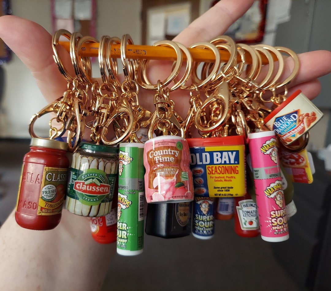 Fast Food Mini Brands Keychains - Etsy