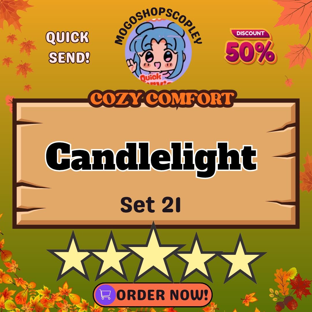 Mono Go 5 Star Sticker | CANDLE LIGHT | 1 Piece | Fast Delivery | - Etsy