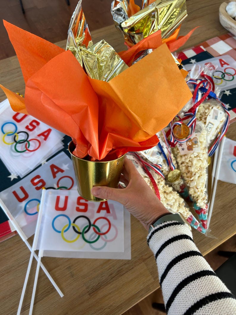 Olympics-themed Birthday Party Invitations "go for the Gold" - Etsy