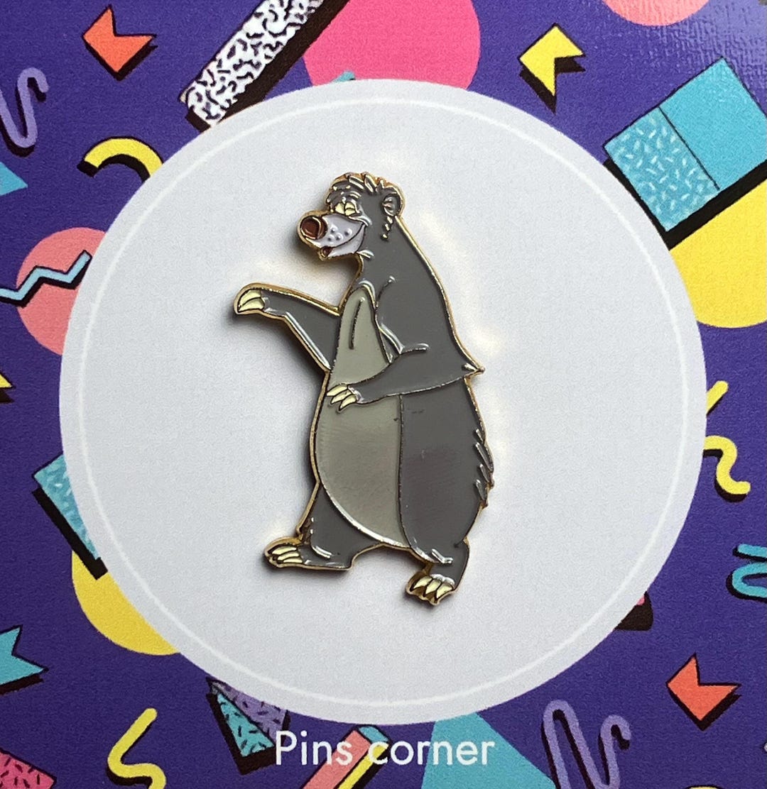 Vintage Disney Baloo the Jungle Book Collector Pin - Etsy