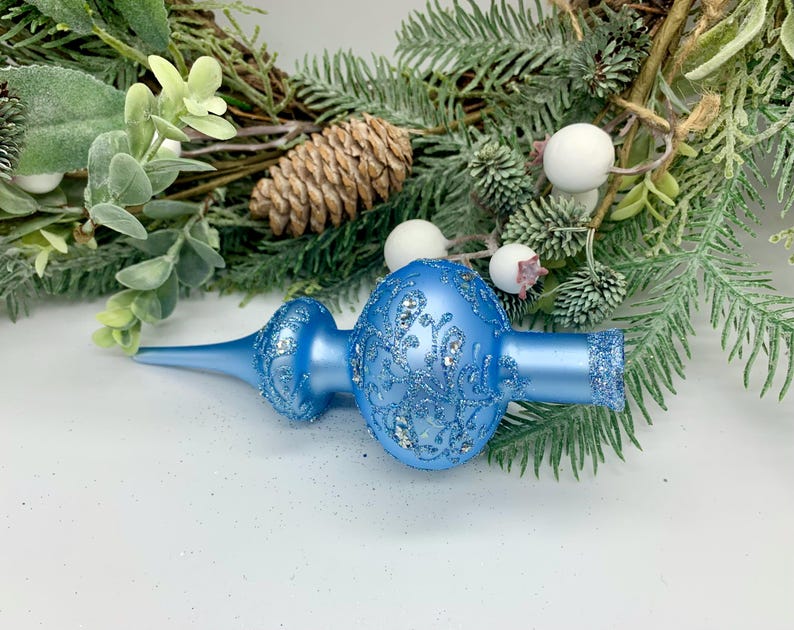 Charming Hand-blown Glass Tree Topper – Classic Holiday Decoration ...