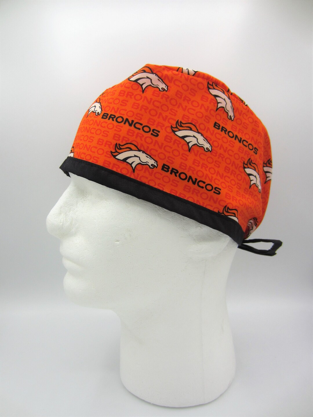 Broncos - Men's Tie-back Surgical Scrub Hat - Etsy