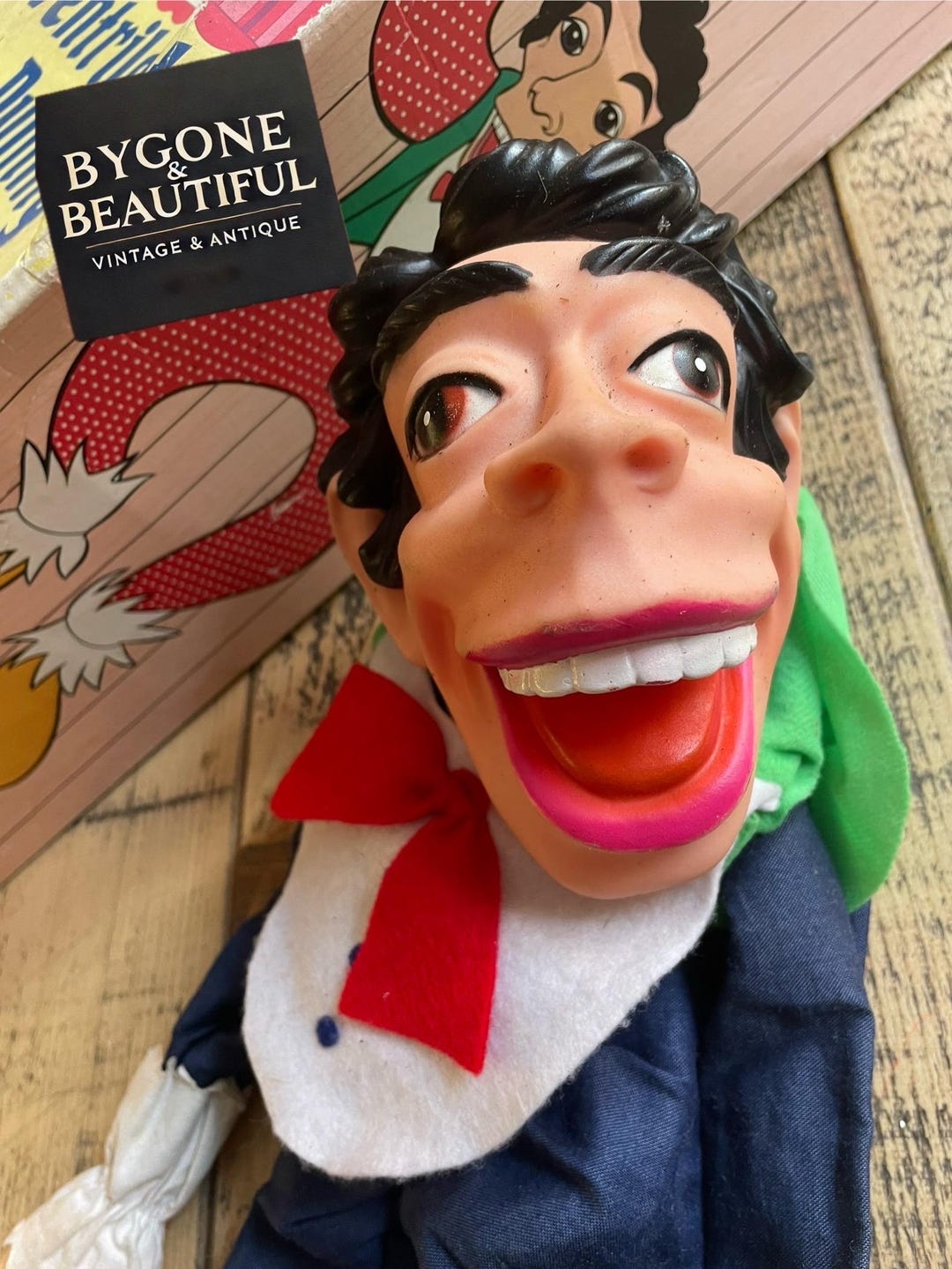 Vintage 1950s Ventriloquist Dummy With Original Box - Mid-century ...