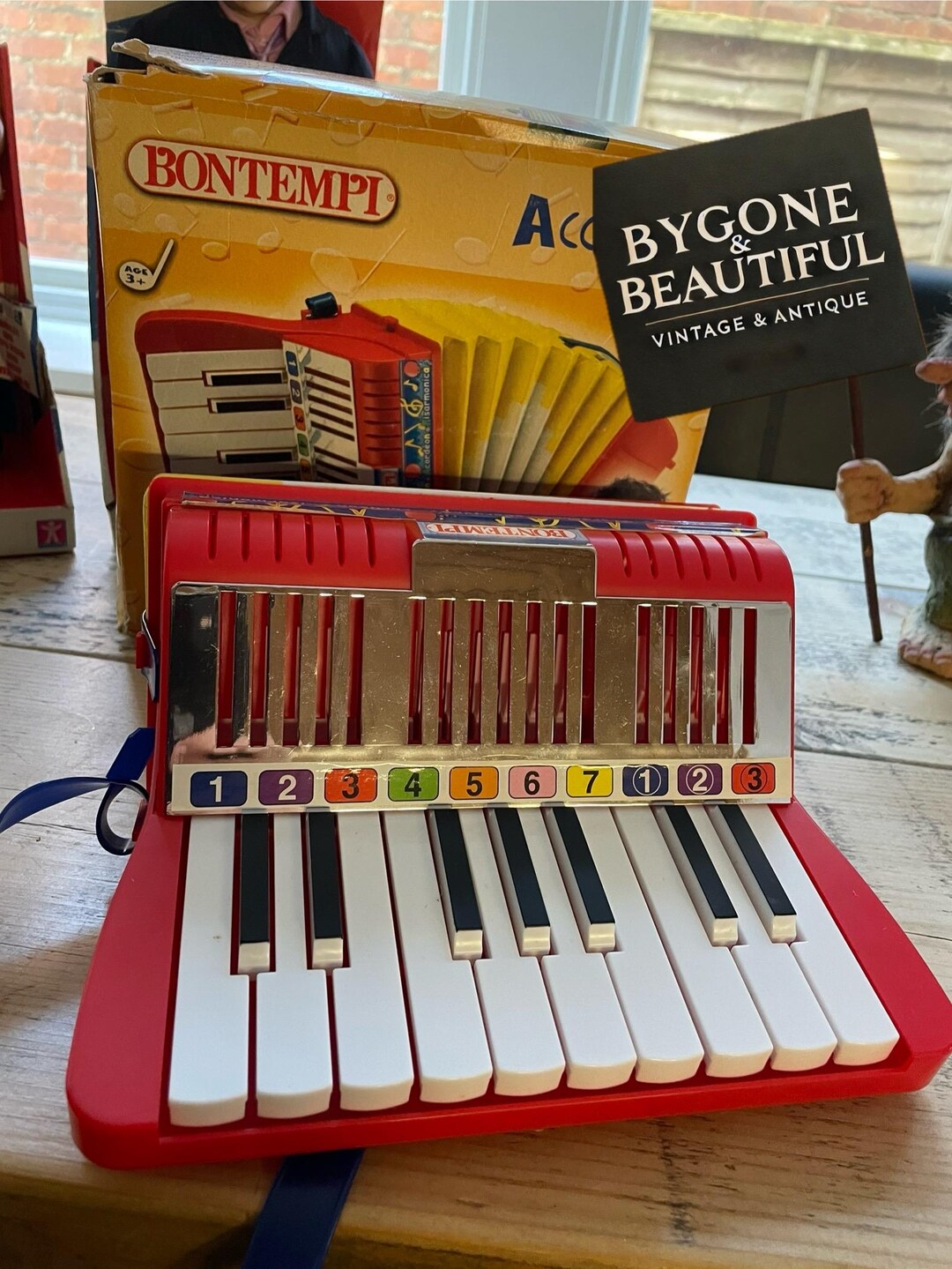 Vintage Bontempi Children’s Accordion – Retro Toy Musical Instrument ...