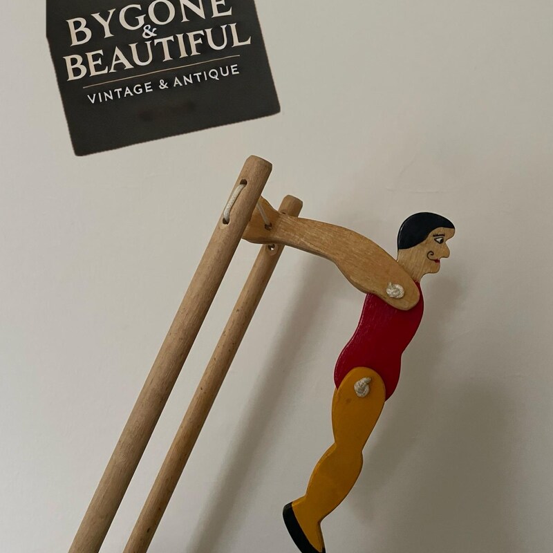 Wooden Acrobat Toy - Etsy
