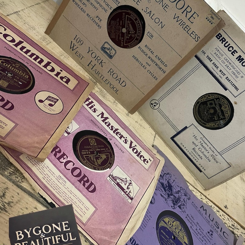 Vintage Shellac Record - Etsy UK