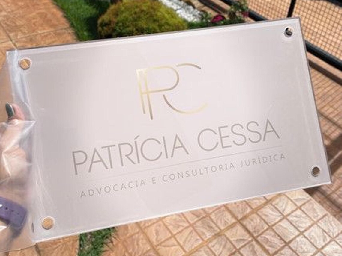 3D Custom Rectangular Business Sign Wall | Reception Office Logo Sign ...