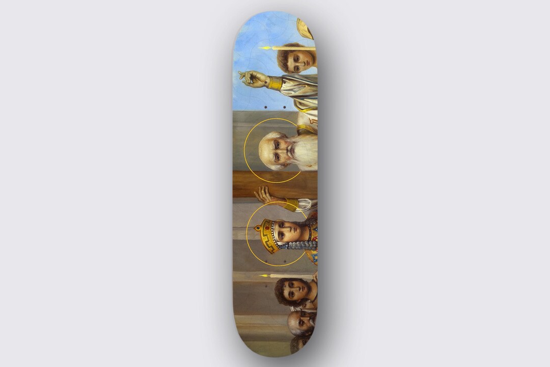 Orthodox Icon Skateboard Deck – Custom Maple Skateboard With Religious ...