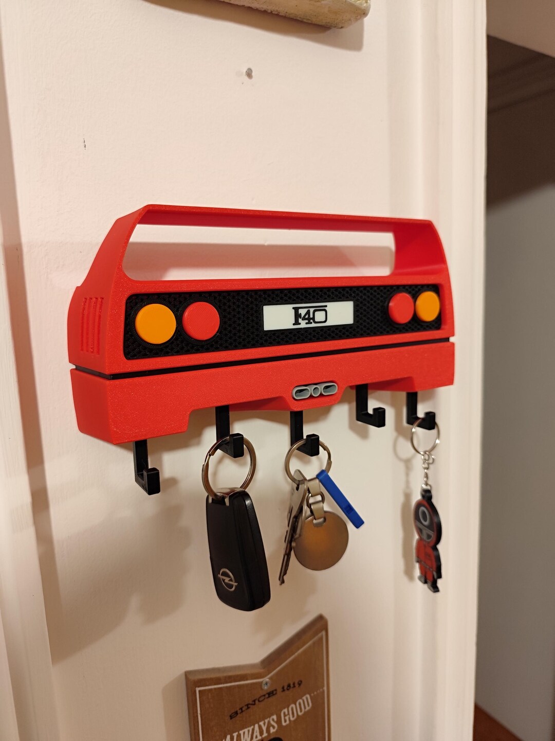 Ferrari F40 Wall-mounted Key Holder - Etsy