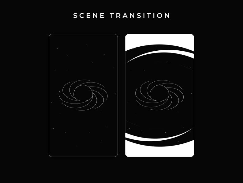 Space Animated Stream Overlay Pack - Minimal Style - Twitch, Kick ...