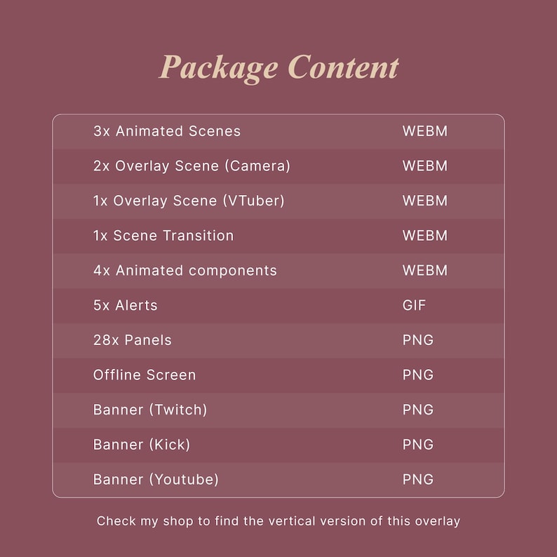 Animated Autumn Stream Overlay Pack for Twitch, Youtube, Kick ...