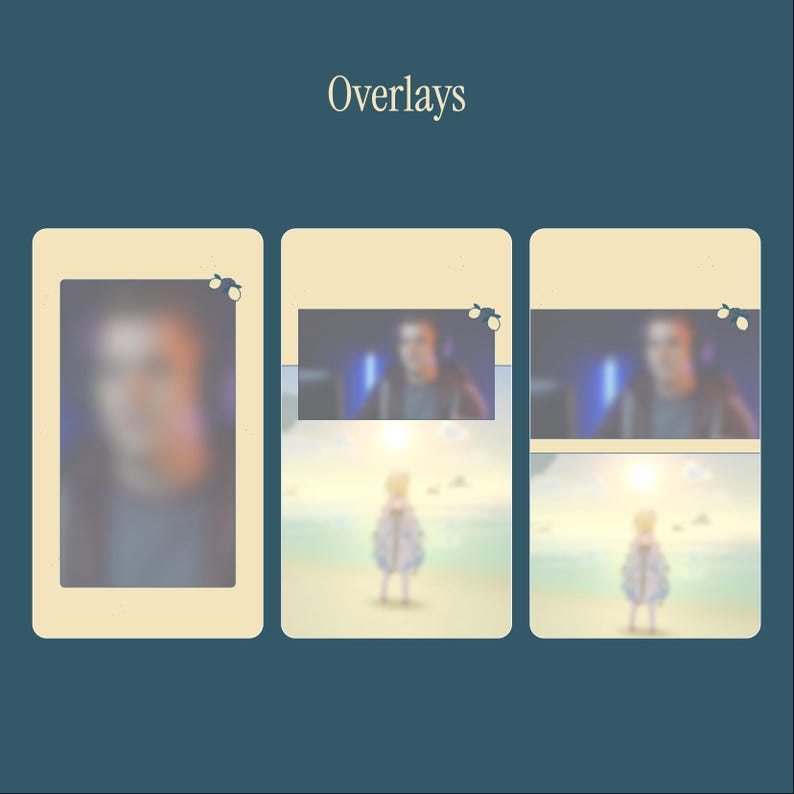 Animated Summer Stream Overlay Pack: Tiktok (vertical) - Etsy