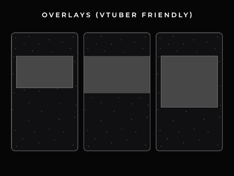 Space Animated Stream Overlay Pack - Minimal Style - Twitch, Kick ...