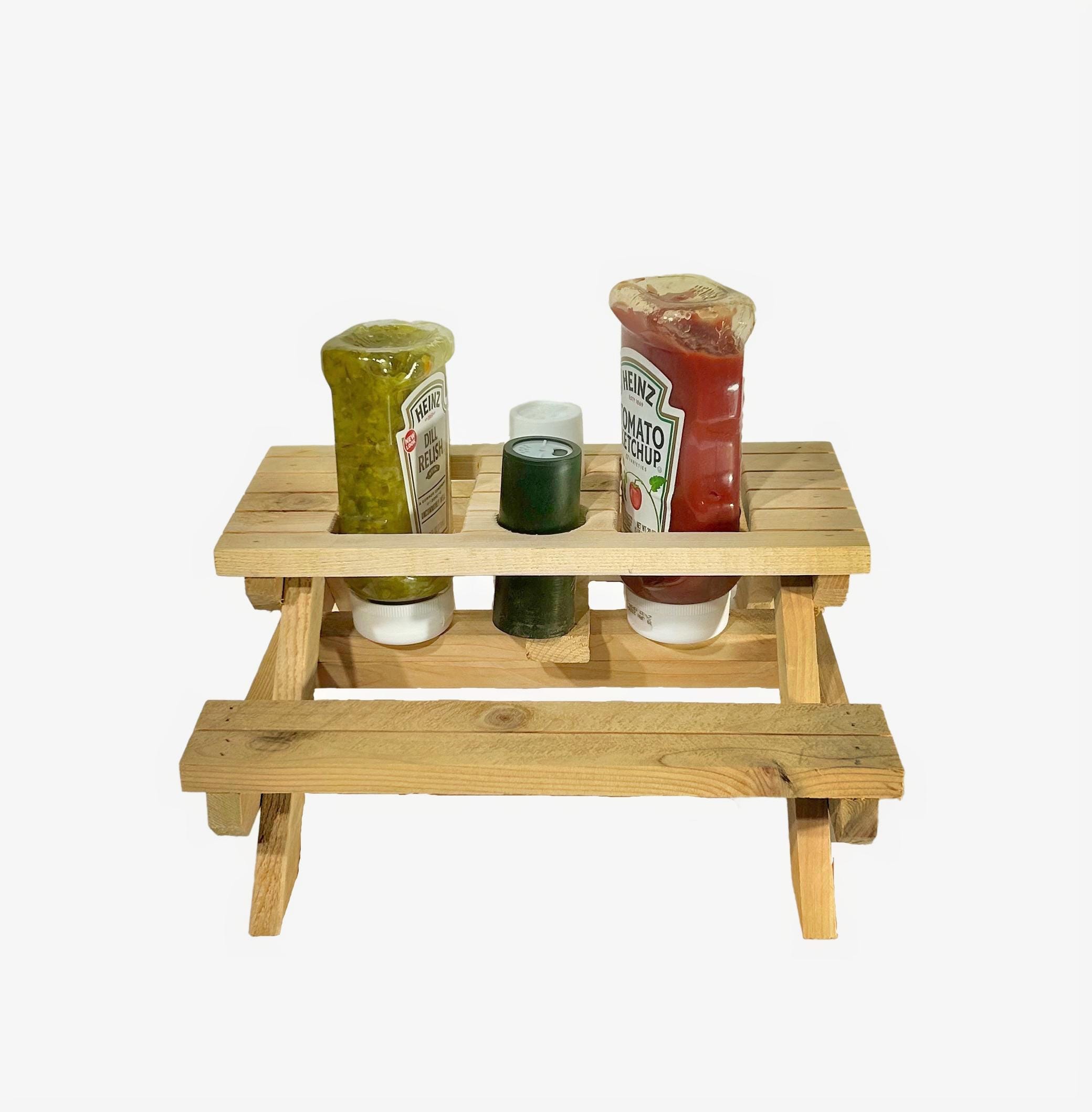 Cedar Table Condiment Holder- Modern - Etsy