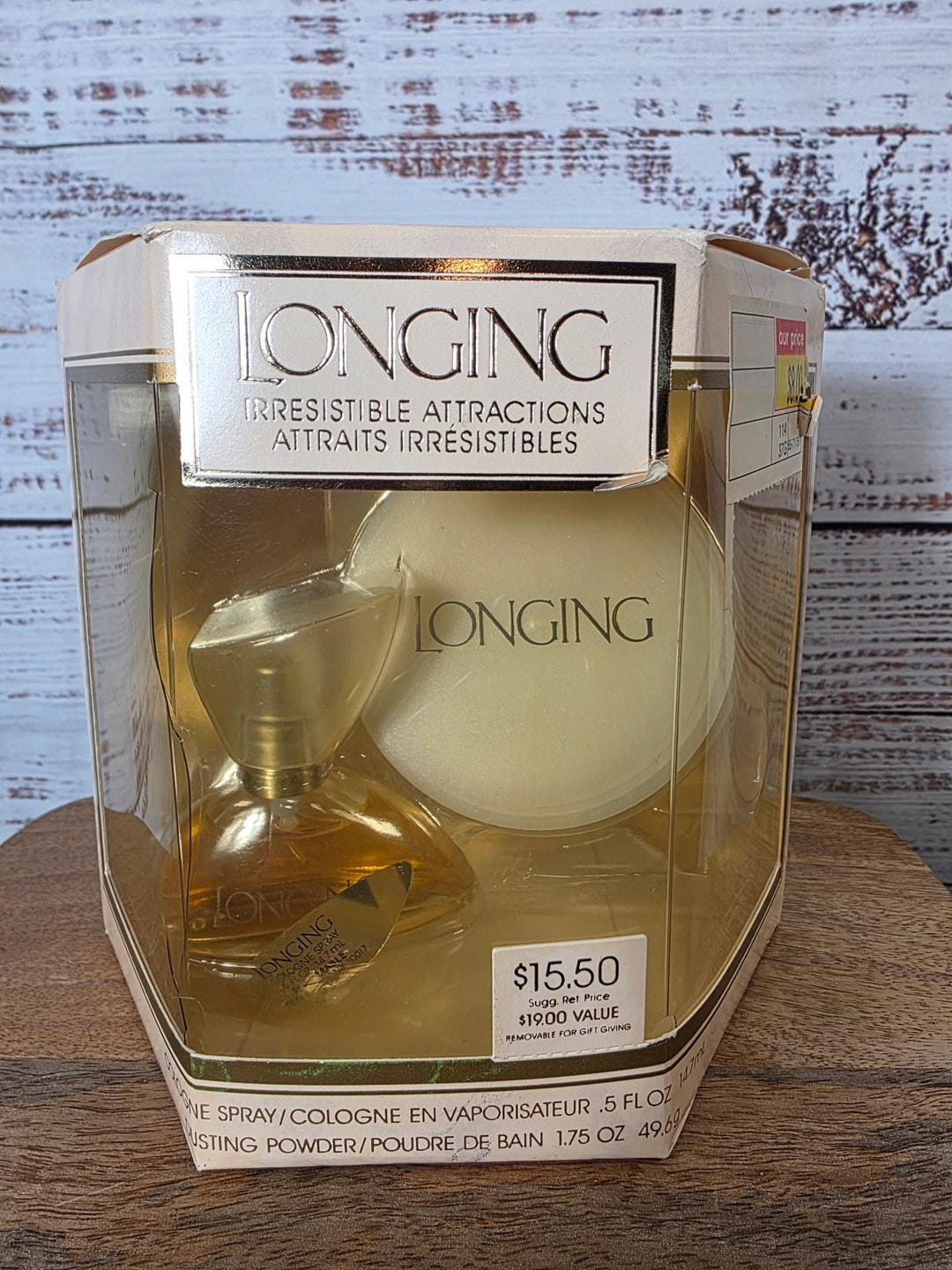 Vintage Longing Cologne Perfume Spray With Dusting Powder - Etsy
