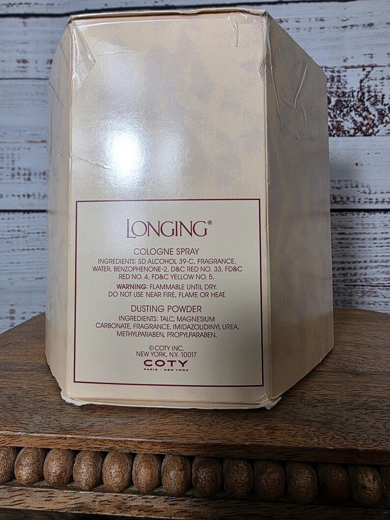 Vintage Longing Cologne Perfume Spray With Dusting Powder - Etsy