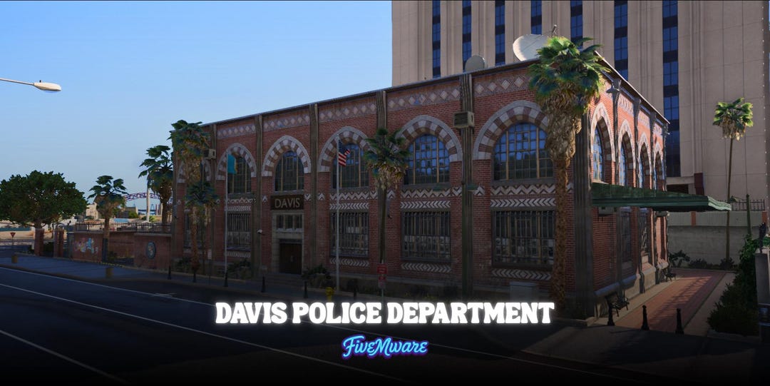 Departamento de Polícia de Davis | FIVEM | MLO | Delegacia de Polícia ...