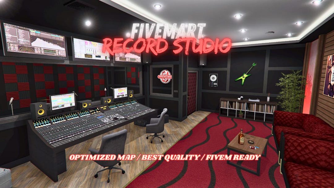 Fivem - Record Studio - Optimized - Best Quality - Fivem Ready - Etsy