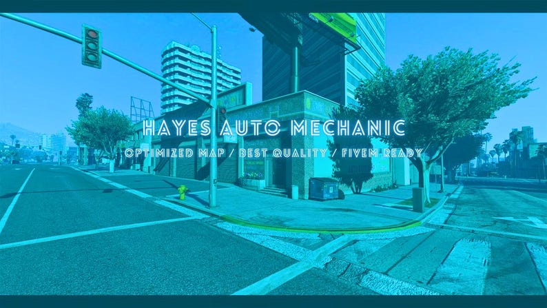 Fivem - Hayes Auto Mechanic - Optimized - Best Quality - Fivem Ready - Etsy